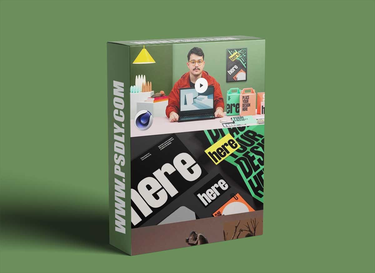 Domestika - 3D Mock-up Creation With Cinema 4D