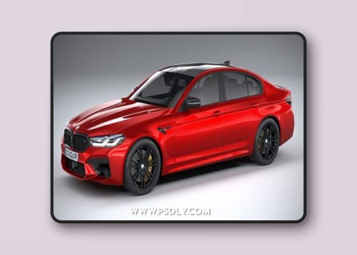 BMW M5 F90 2021 3D Model