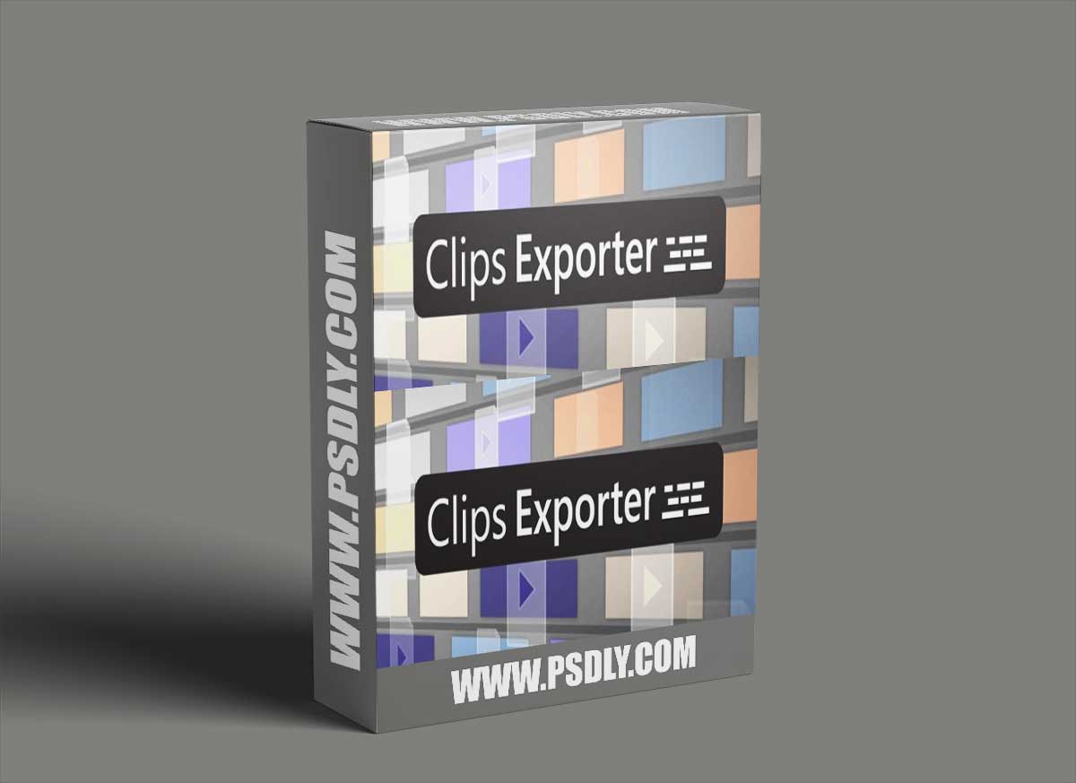 Aescripts Clips Exporter 1.2.0 Win/Mac
