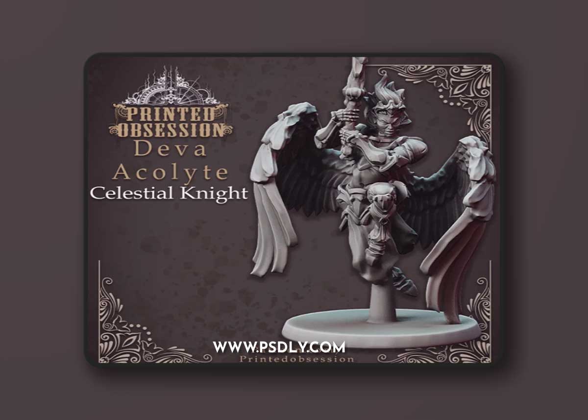 Deva Acolyte – Heaven Hath No Fury Print In 3D