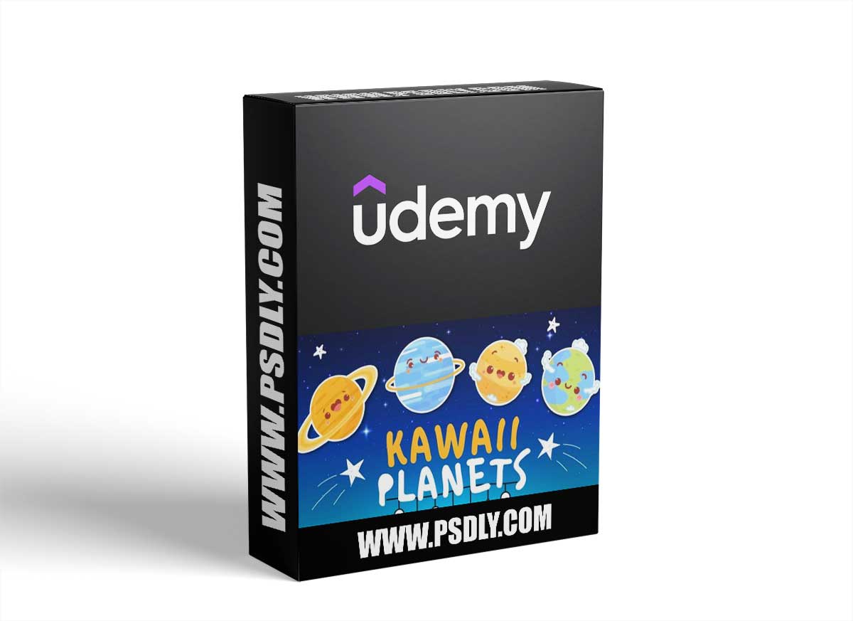 How To Draw Kawaii Illustrations: Cute Planets | Procreate