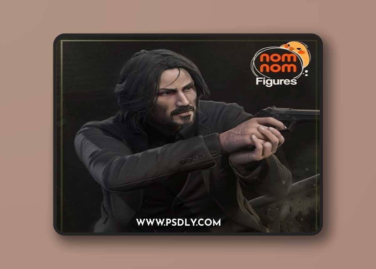Nomnom Figures - John Wick – 3D Print Model