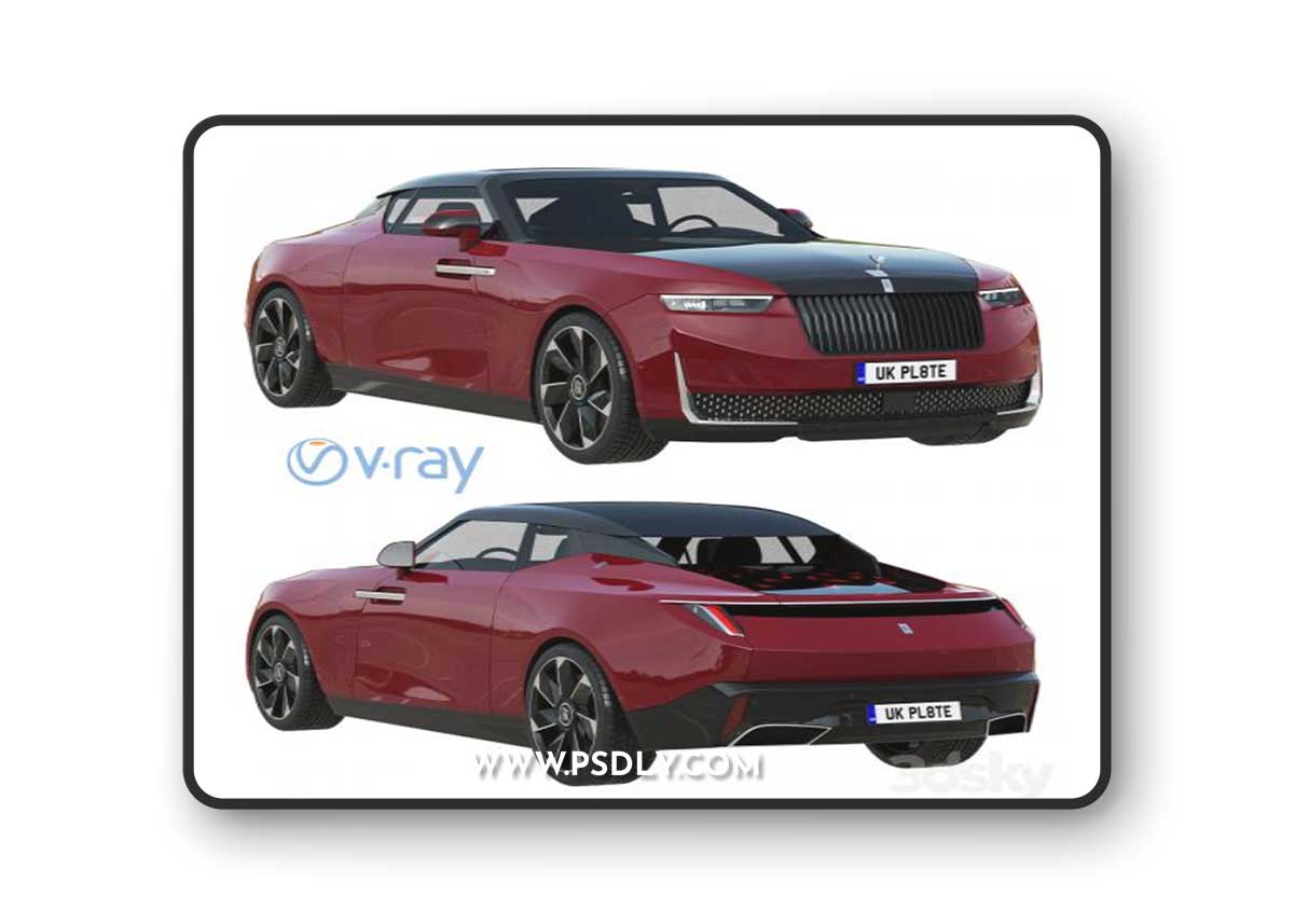 Rolls-Royce Droptail La Rose Noire