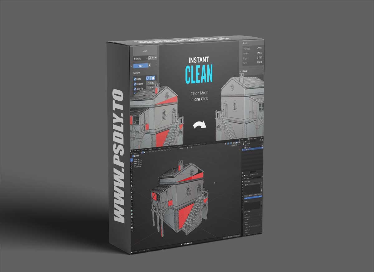 Instant Clean V2.2.1 For Blender