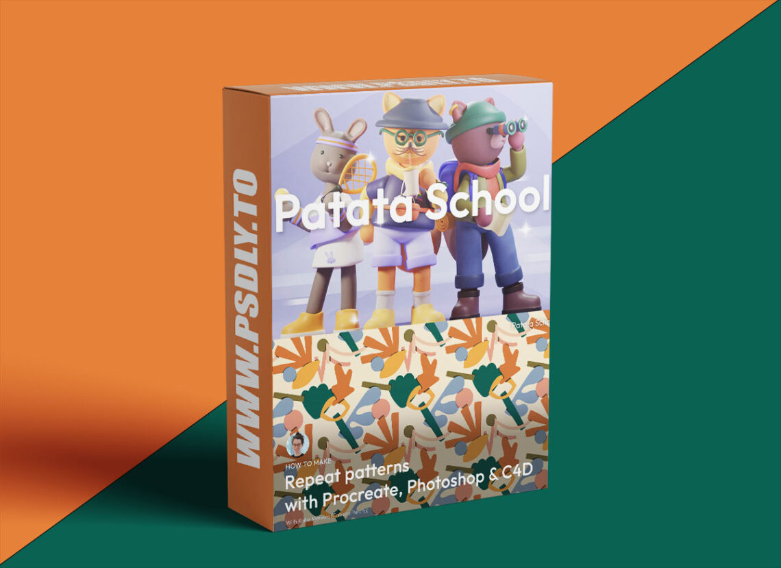 Patata School - Repeat Patterns In Procreate, Photoshop & C4D