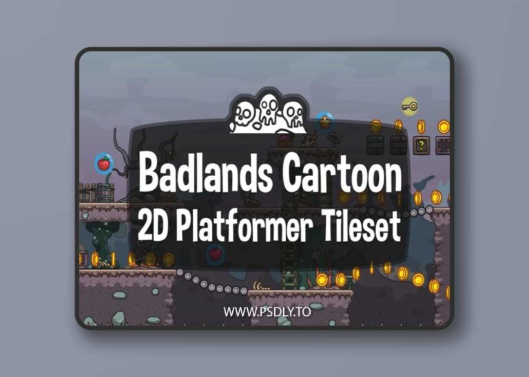Craftpix - Badlands Cartoon 2D Game Tileset