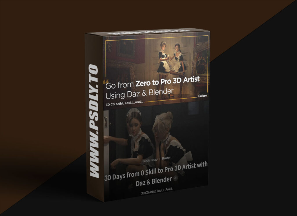 Coloso – 30 Days From 0 Skill To Pro 3D Artist With Daz & Blender