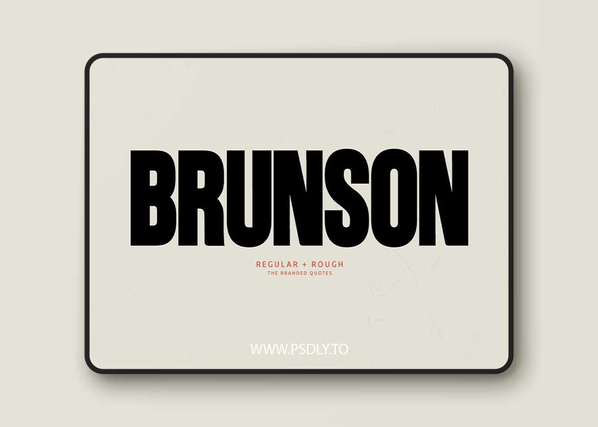 Brunson Font