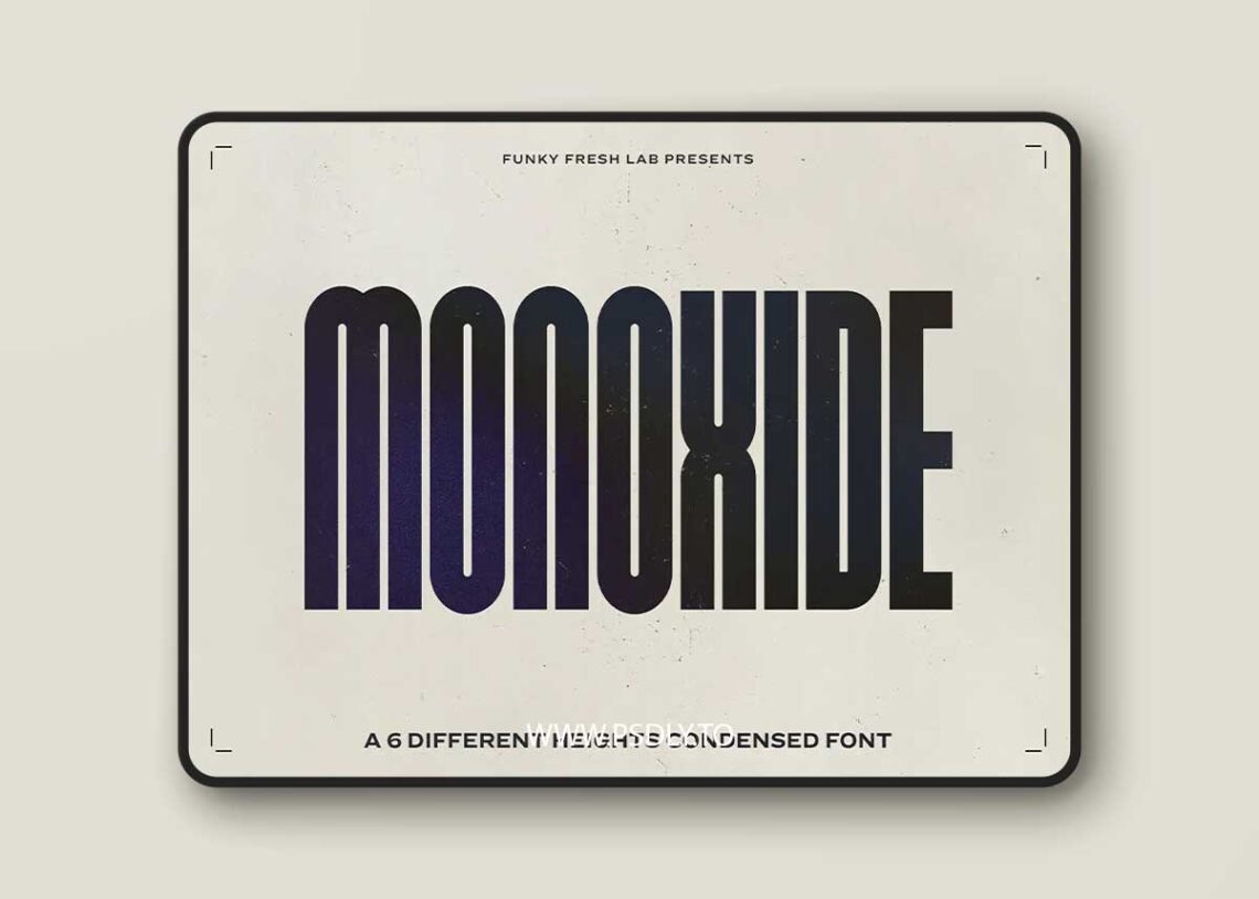 Monoxide Font Family