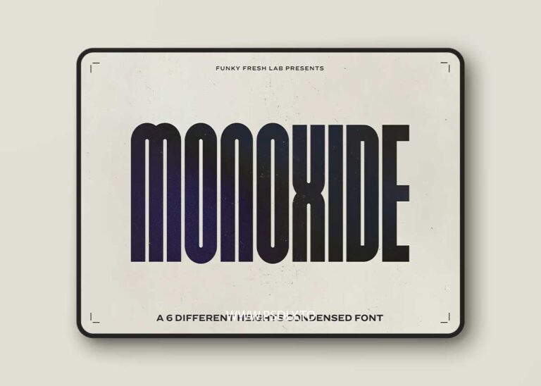 Monoxide Font Family