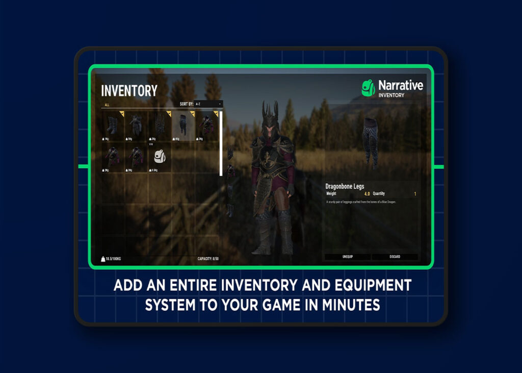 Narrative Inventory - Inventory & Equipment System V1.6 (5.4)