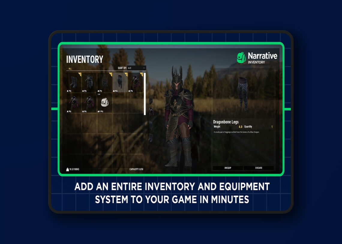 Narrative Inventory - Inventory & Equipment System V1.6 (5.4)