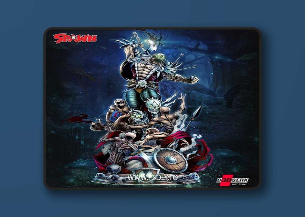 B3DSERK – Dark Ages Spawn Sculpture 3D Print