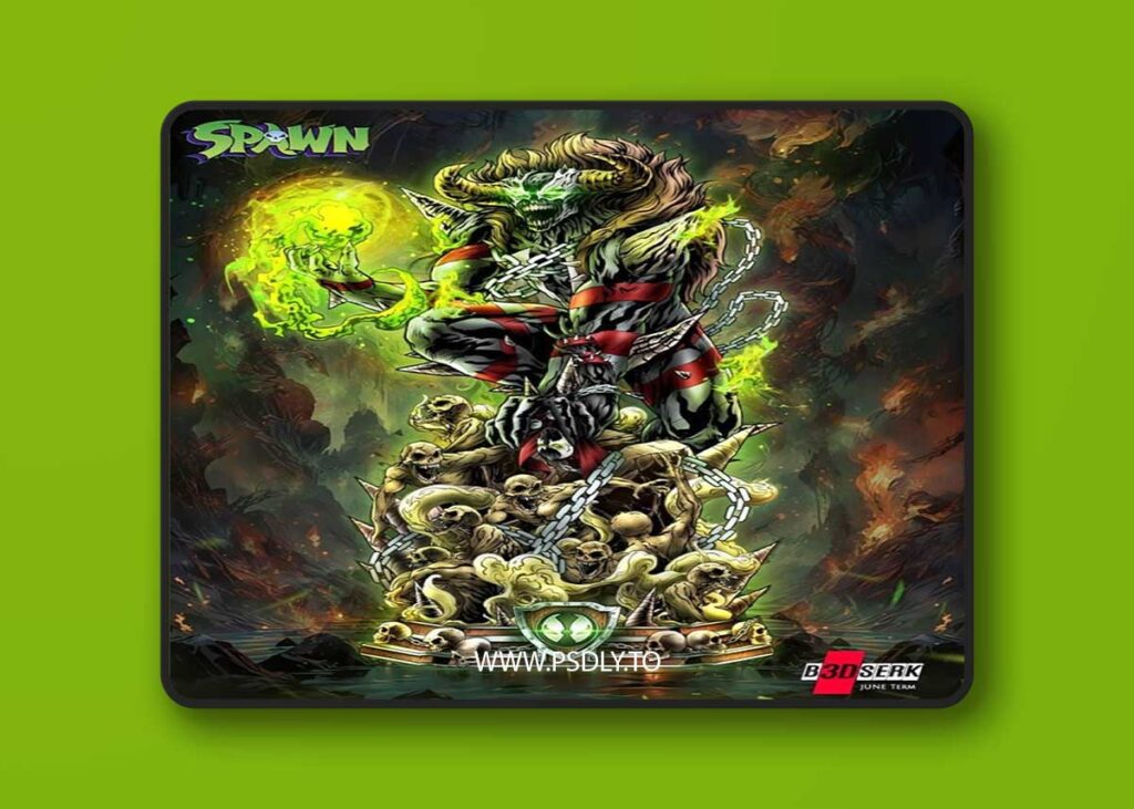 B3DSERK – Omega Spawn Sculpture 3D Print