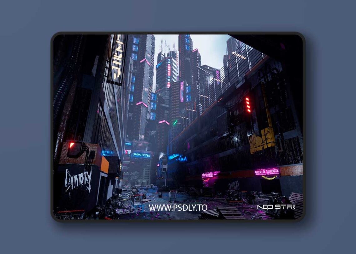 Cyberpunk Buildings Pack (5.1 – 5.6) For Unreal Engine