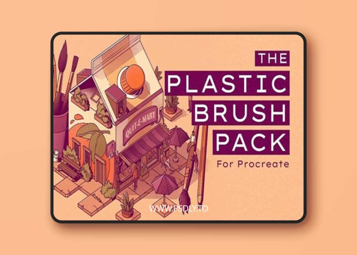 Gumroad - The Plastic Brush Pack For Procreate
