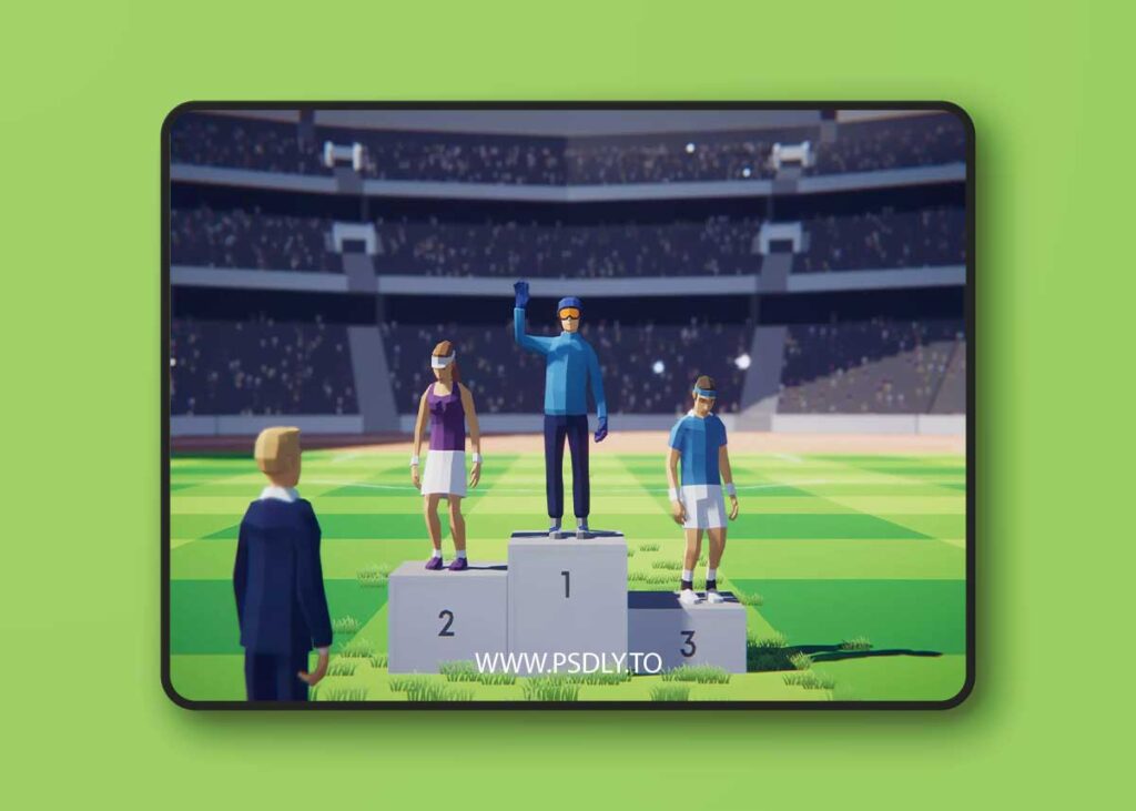 Low Poly Animated People V3.00 For Unreal Engine