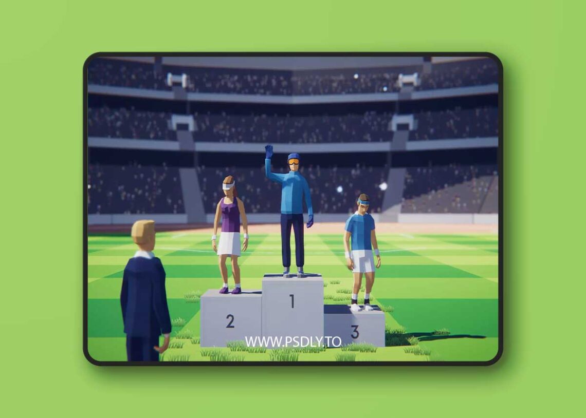 Low Poly Animated People V3.00 For Unreal Engine