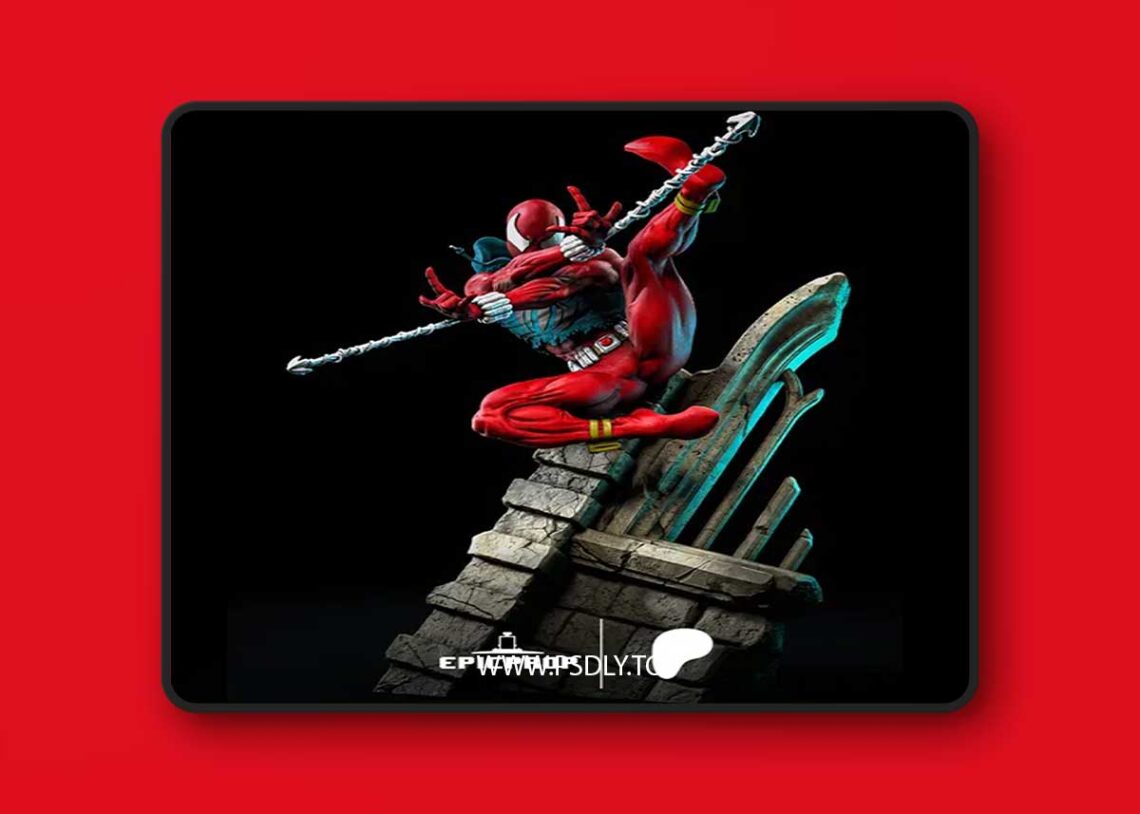 Epic Prop – Scarlet Spider Man – 3D Print Model STL