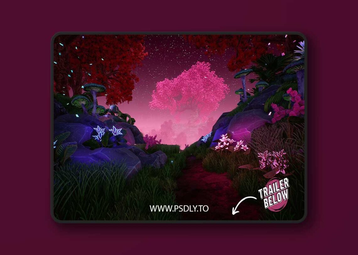 Fantasy Forest (Magic Forest, Elven Forest, Stylized Forest, Forest) [4 ...