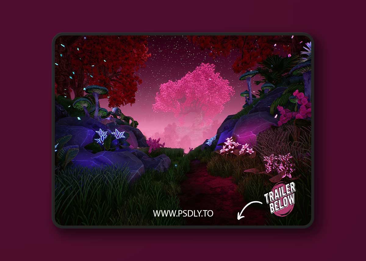 Fantasy Forest (Magic Forest, Elven Forest, Stylized Forest, Forest) [4 ...