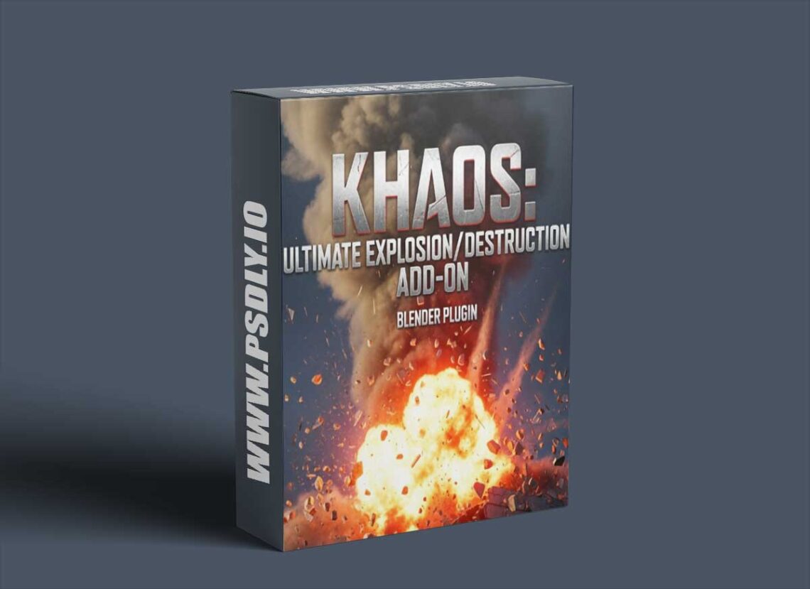 Khaos: Ultimate Explosion/Destruction Add-On For Blender