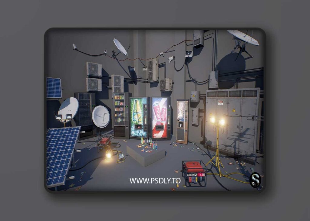 Industry Props Pack 5 (4.26 - 5.0 - 5.7) For Unreal Engine