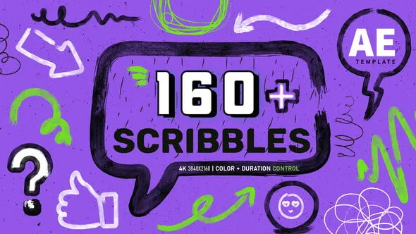 Videohive - Scribble Animation Pack – Hand-Drawn Doodle FX & Motion ...