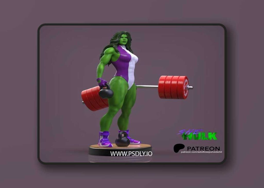 Adolfo Sepúlveda – She Hulk – 3D Print Model STL