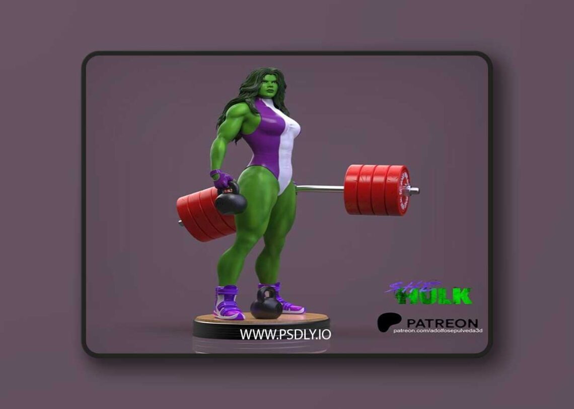 Adolfo Sepúlveda – She Hulk – 3D Print Model STL