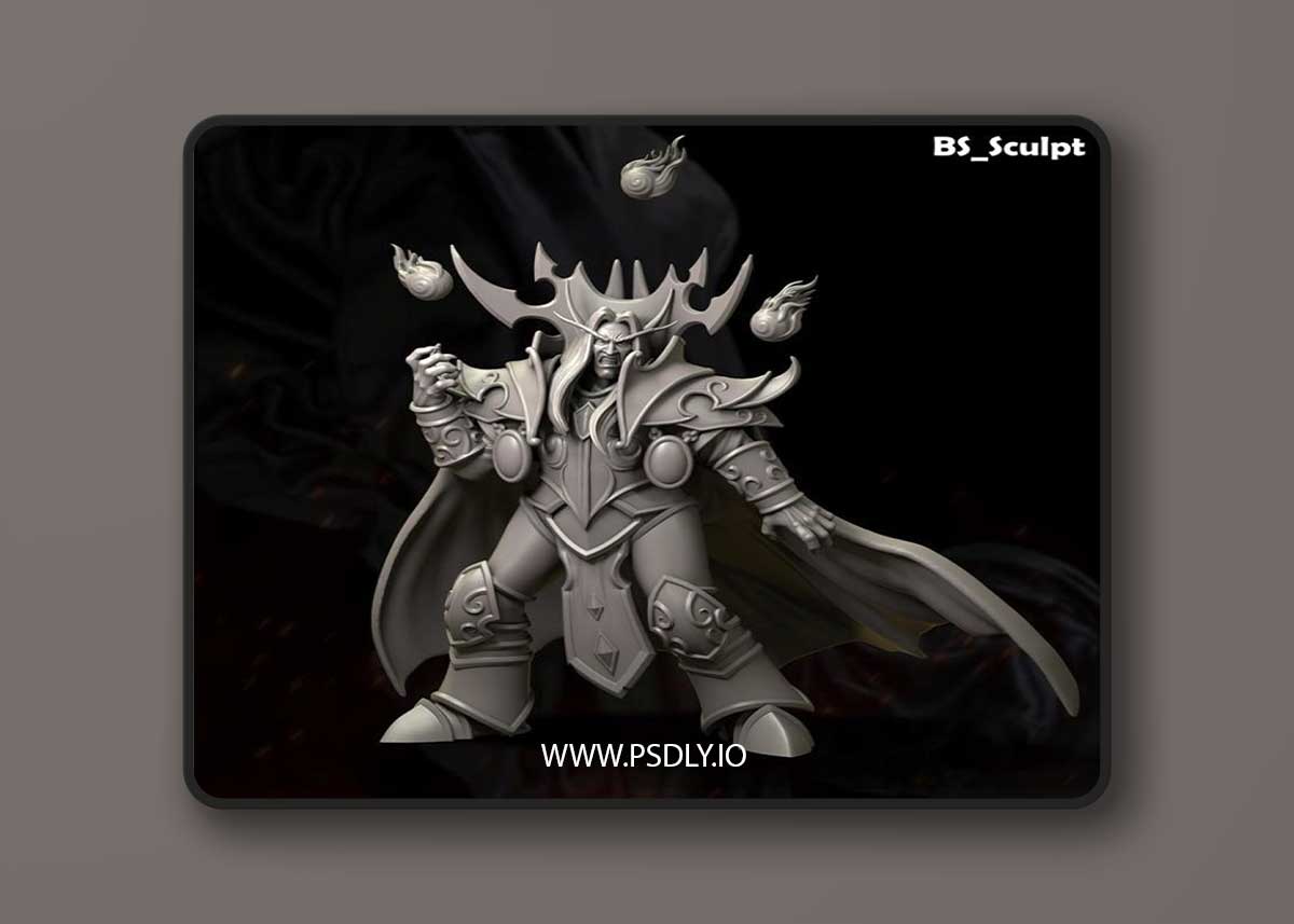 BS-Sculpt Bulat – The Blood Elf Mage – 3D Print Model STL