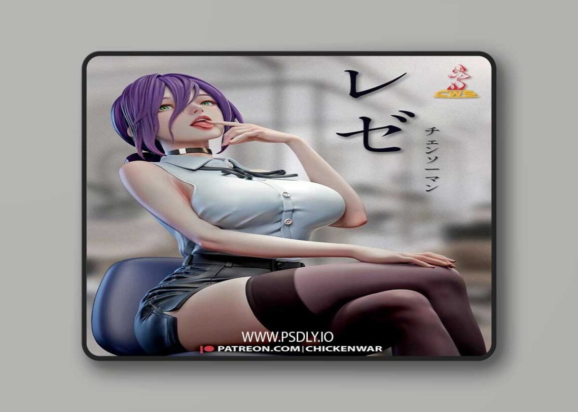 CW Studio – Chainsaw Man – Reze – 3D Print Model STL