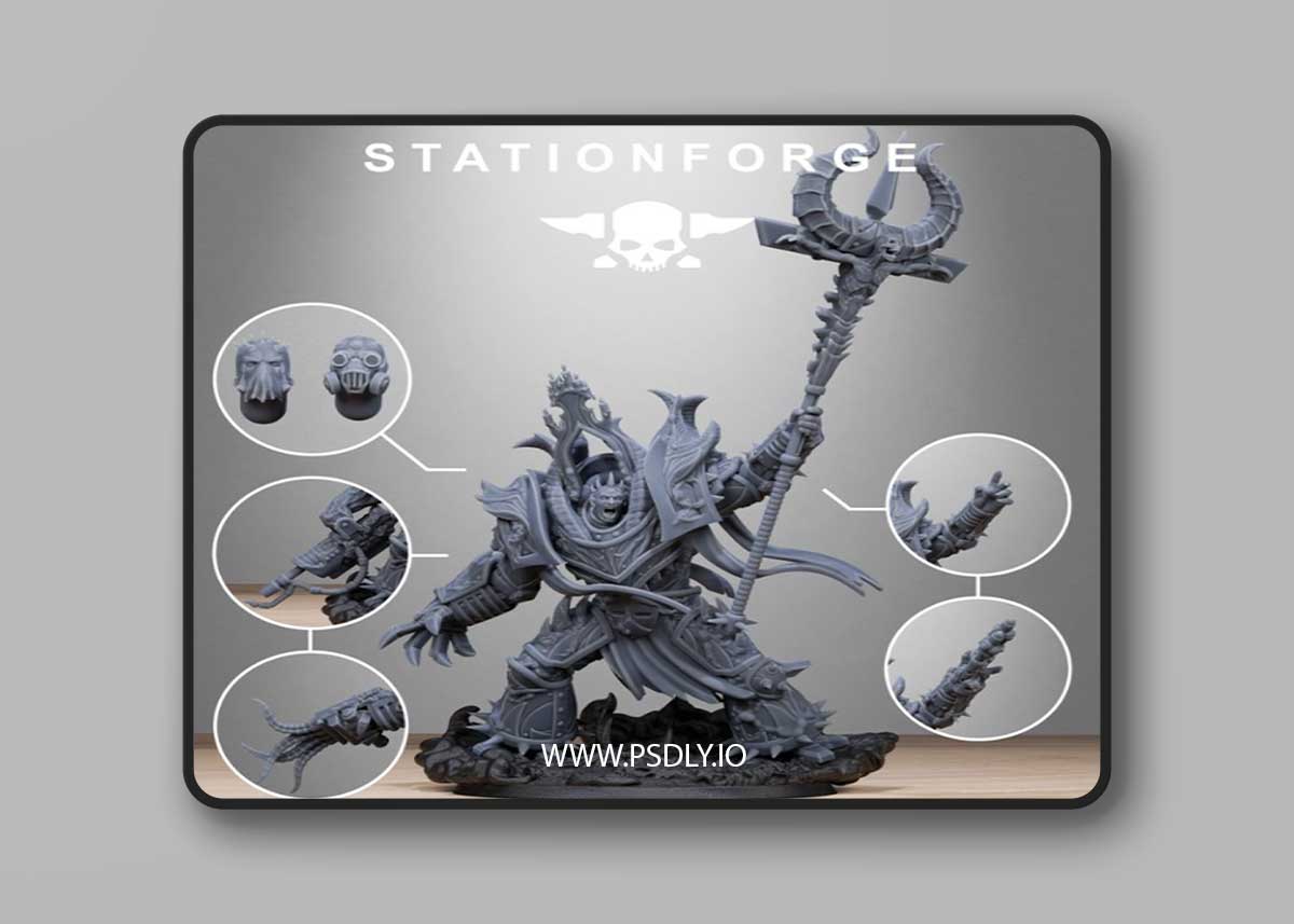 Corrupted Guard King Brute – 3D Print Model