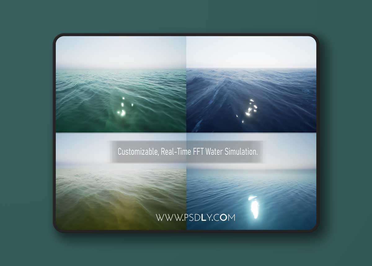 Dynamic Real Water V1.1 (5.7) For Unreal Engine