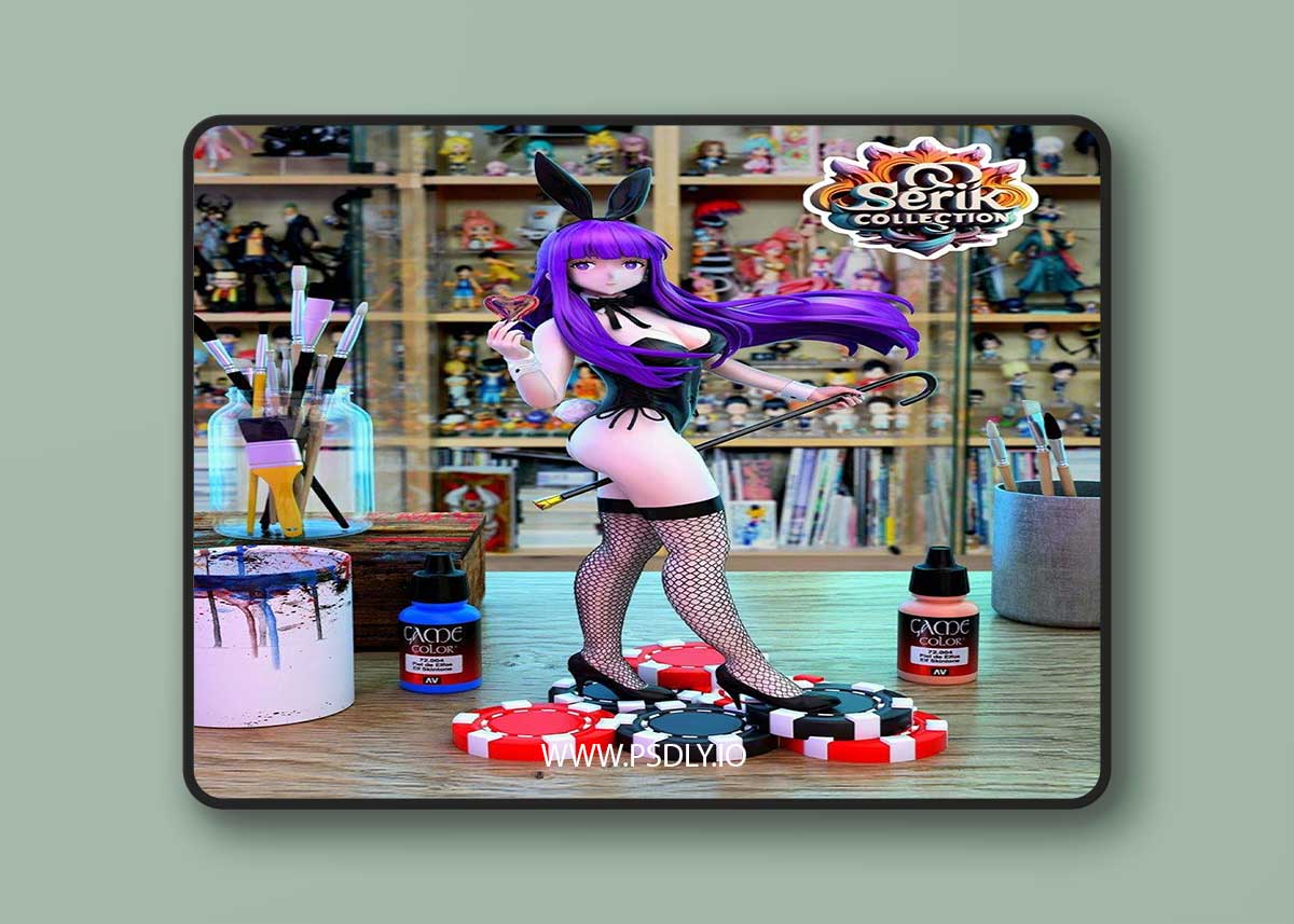 Frieren Bunny Ver. – Sousou No Frieren – 3D Print Model STL