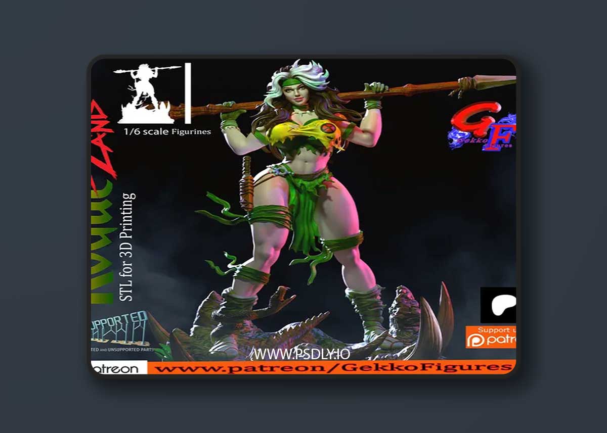 Gekko Figures – Rogue Savage Land – 3D Print Model STL