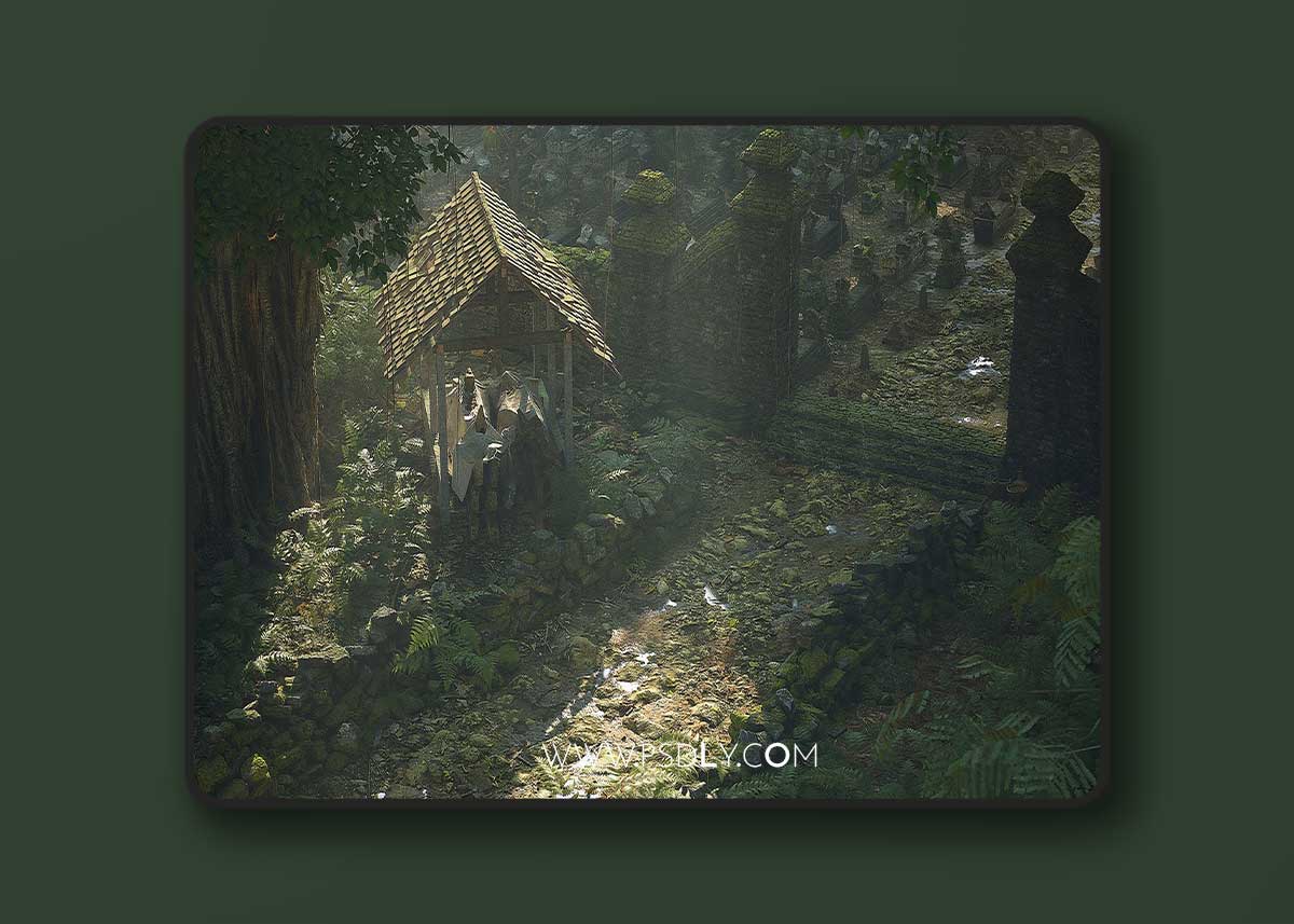 Graveyard Pack (5.2 – 5.7) For Unreal Engine