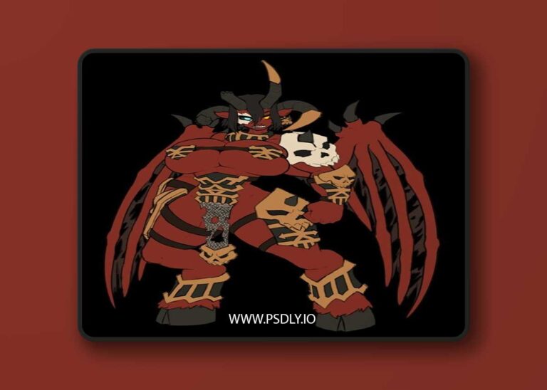 Khorne Demon Girl (AI Gen) – 3D Print Model STL