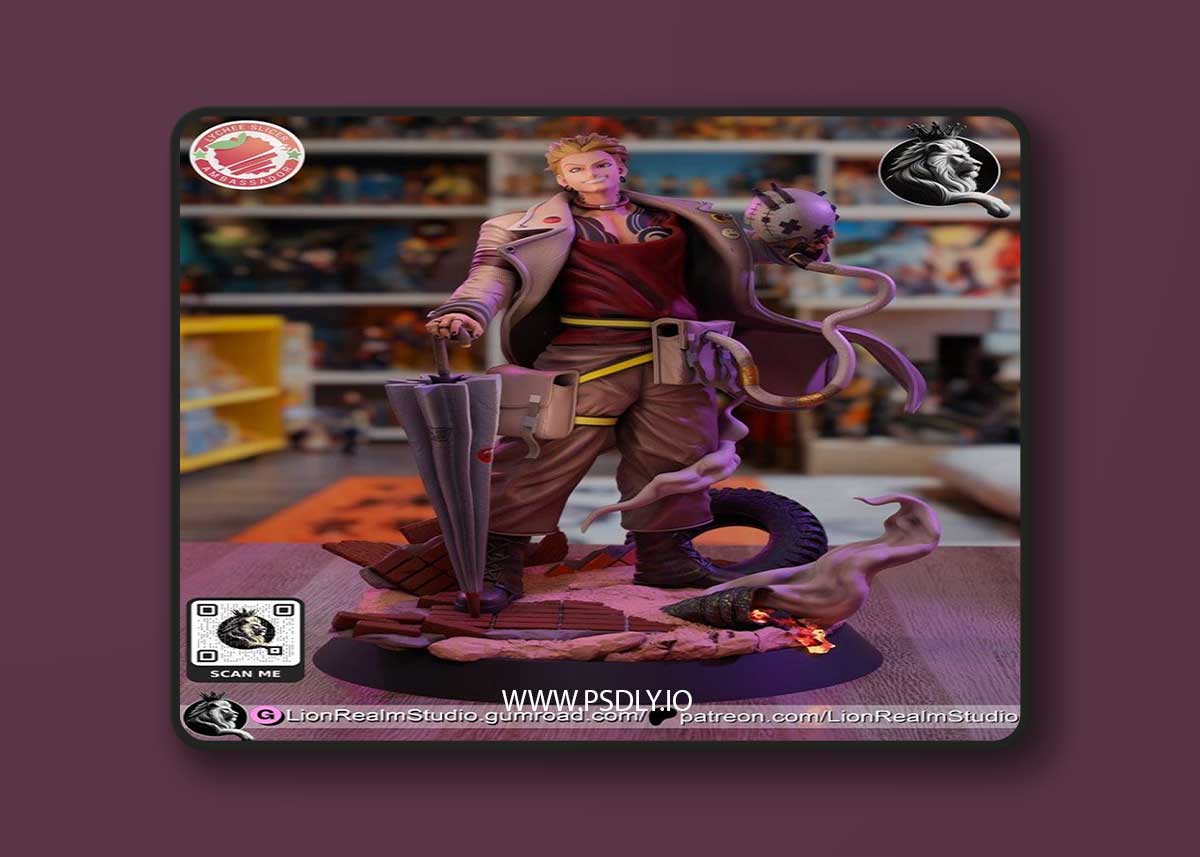 LionRealm Studio – Gachiakuta – Enjin – 3D Print Model STL