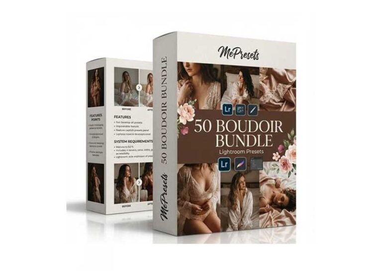 MePresets - 50 Boudoir Bundle Lightroom Presets
