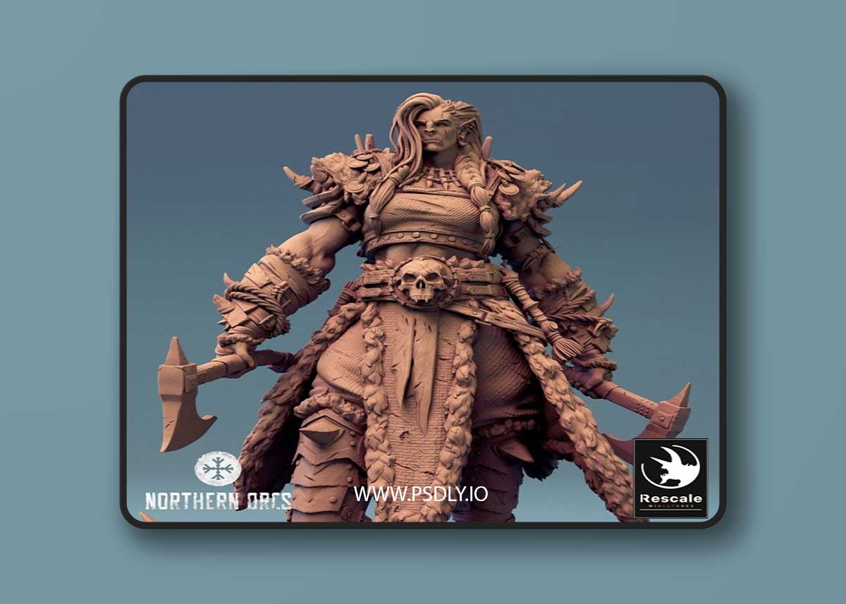 Orc Queen Drakka – 3D Print Model