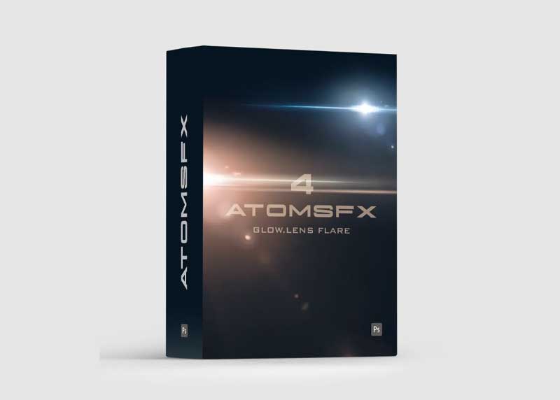 Presetcurator - AtomsFX 4 Glow & Cinematic Lens Flares Overlays + Brushes