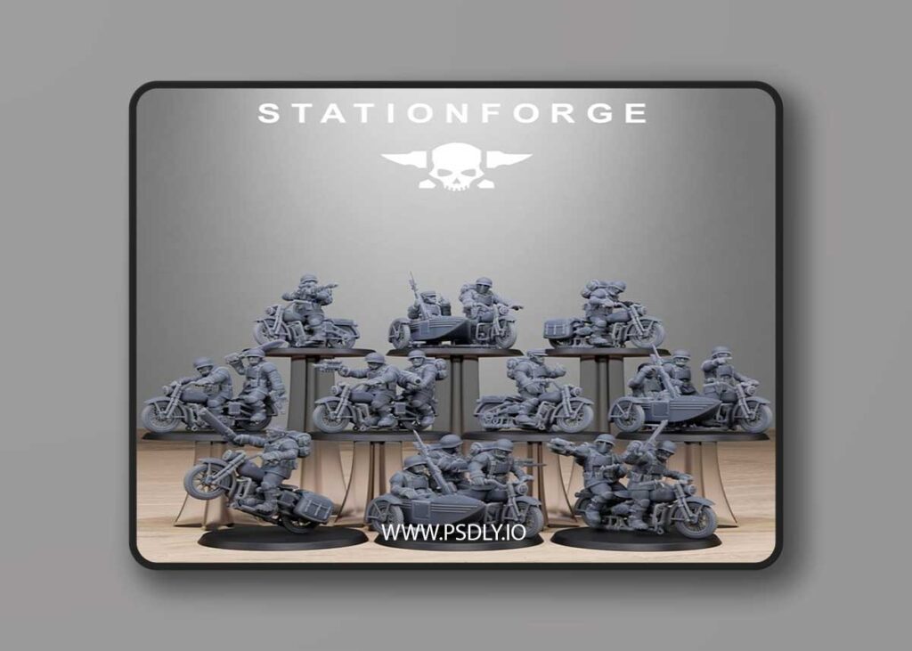 Station Forge – FreeGuard Bikers – 3D Print Model
