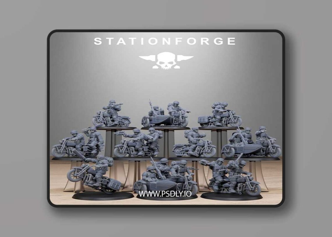 Station Forge – FreeGuard Bikers – 3D Print Model