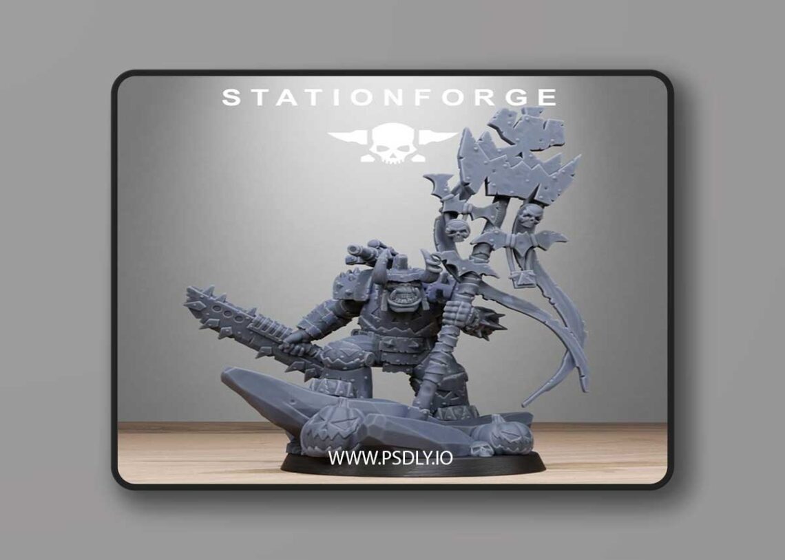 Station Forge – Orkaz Boo Basher – 3D Print Model