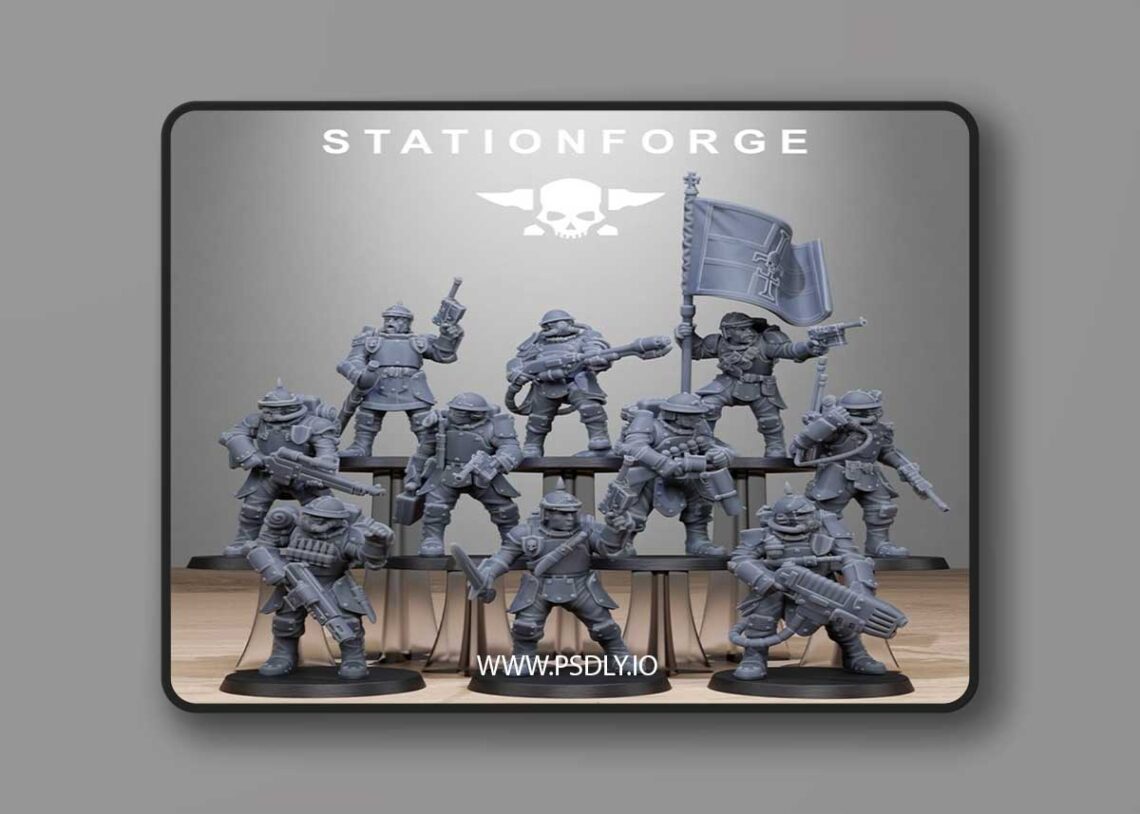 Station Forge – RoyalGuard Bastioneers – 3D Print Model