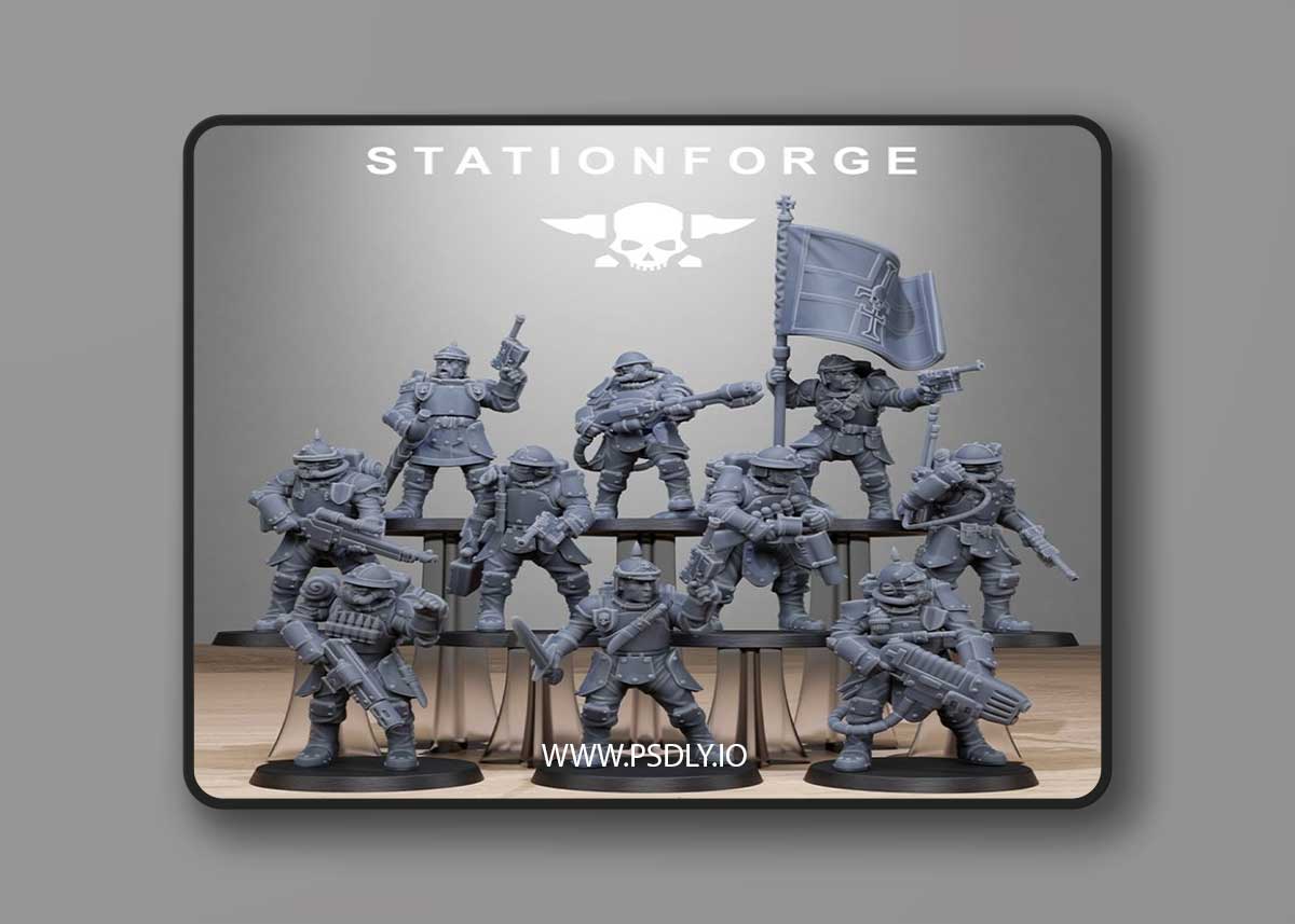 Station Forge – RoyalGuard Bastioneers – 3D Print Model