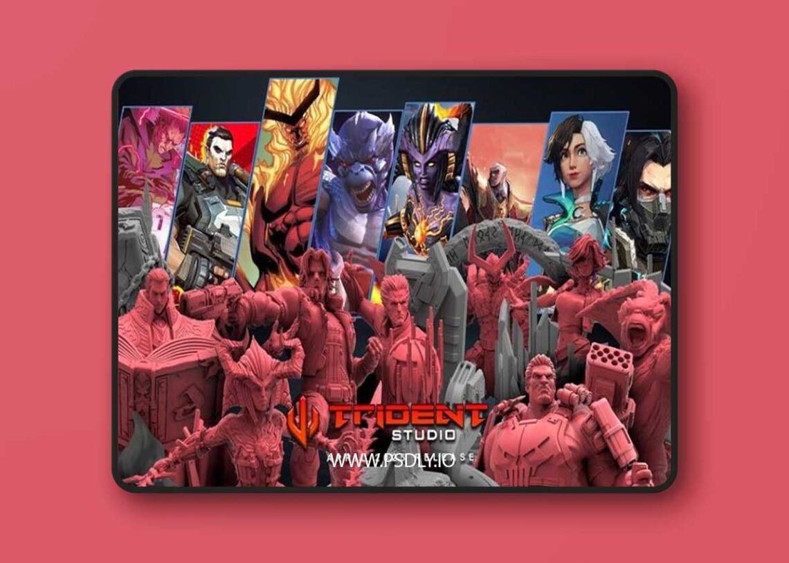 Trident Studio April 2025 – 3D Print Model STL