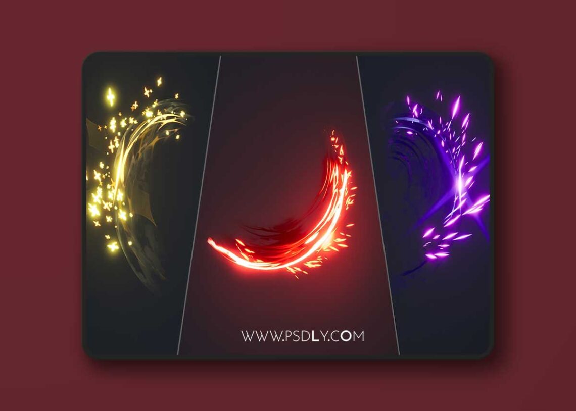 280 Sword Slashes VFX Pack Vol. 1 (4.26 – 4.27 And 5.0 – 5.6)