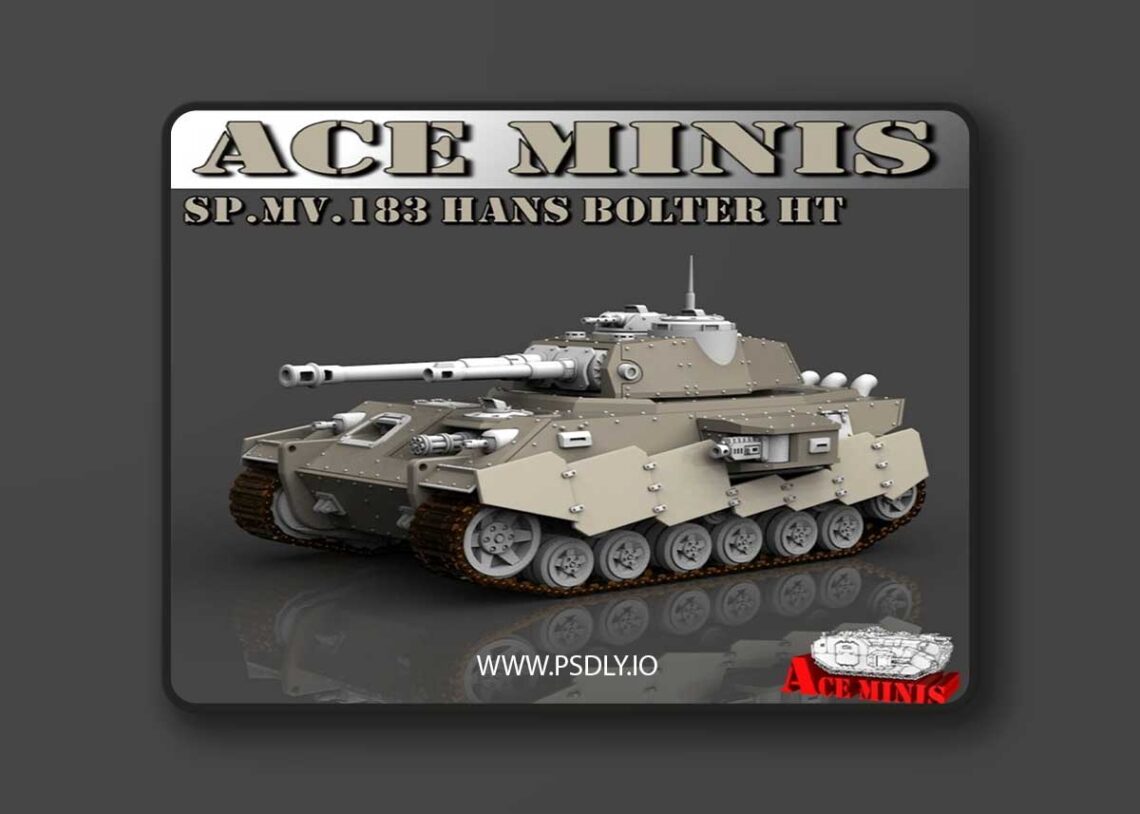 Ace Minis – SP.MV.183 Hans Bolter HT – 3D Print Model